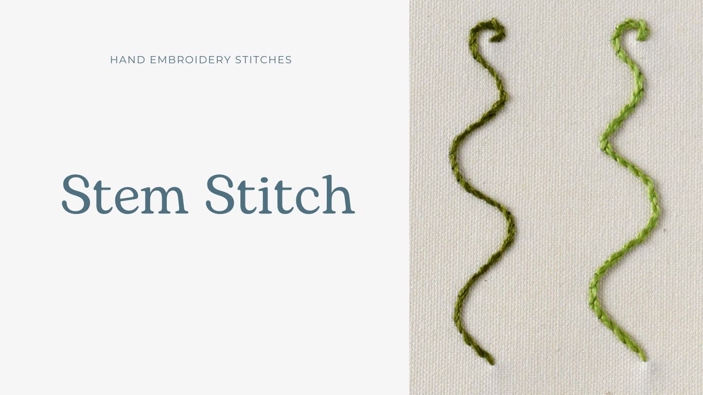 Stielstich : Bibliothek der Handstickstich