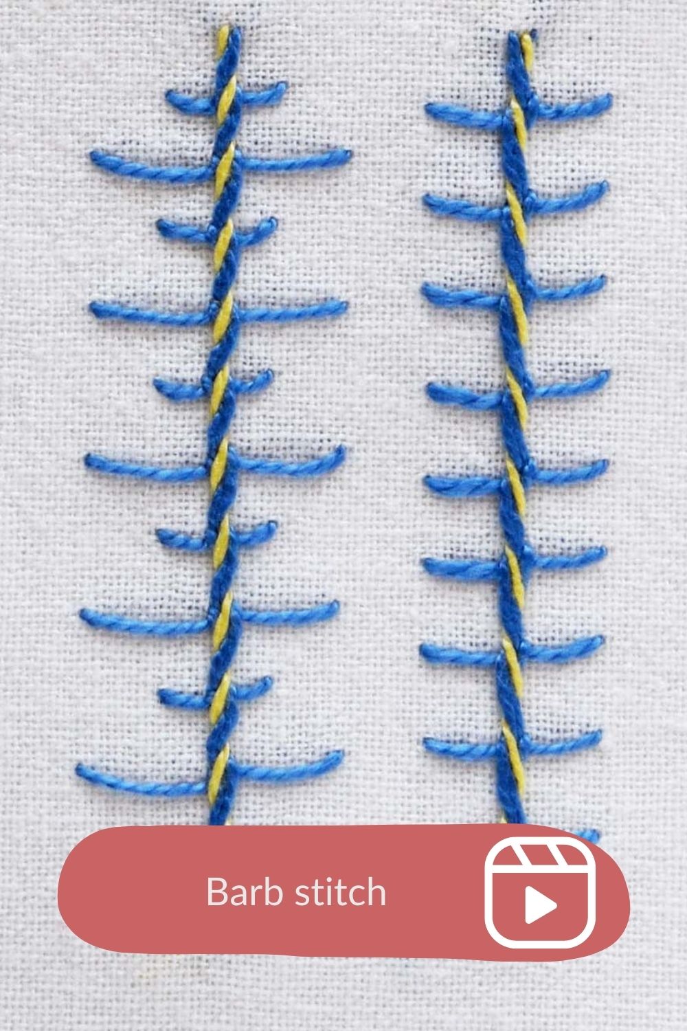 Barb Stitch Handstickerei Video-Tutorial